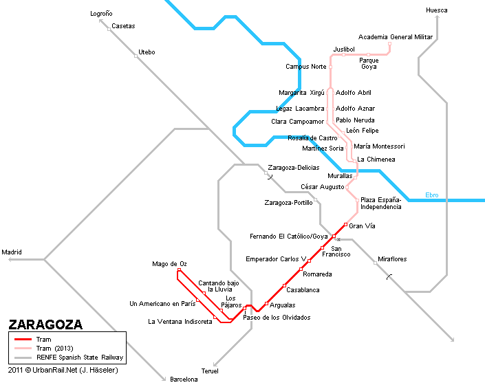 Spanish Railway » Blog Archive » Tranvias de Zaragoza (Tranvia de 2ª ...